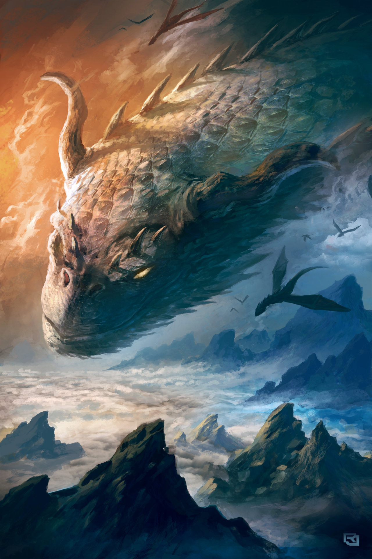 ArtStation - Flight of Dragons