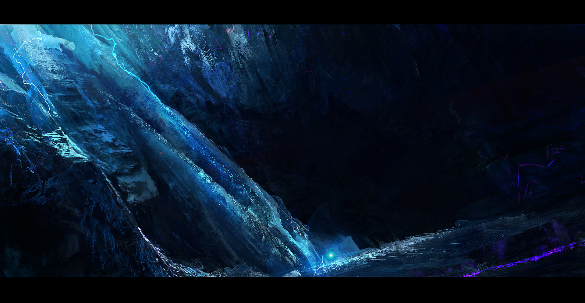 ArtStation - Ice glow