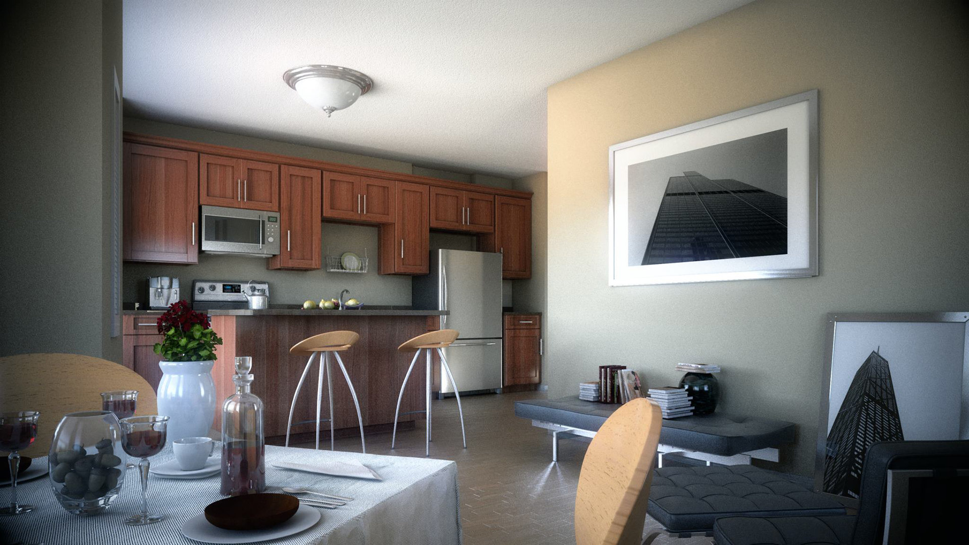 ArtStation - Chicago Studio Apartment