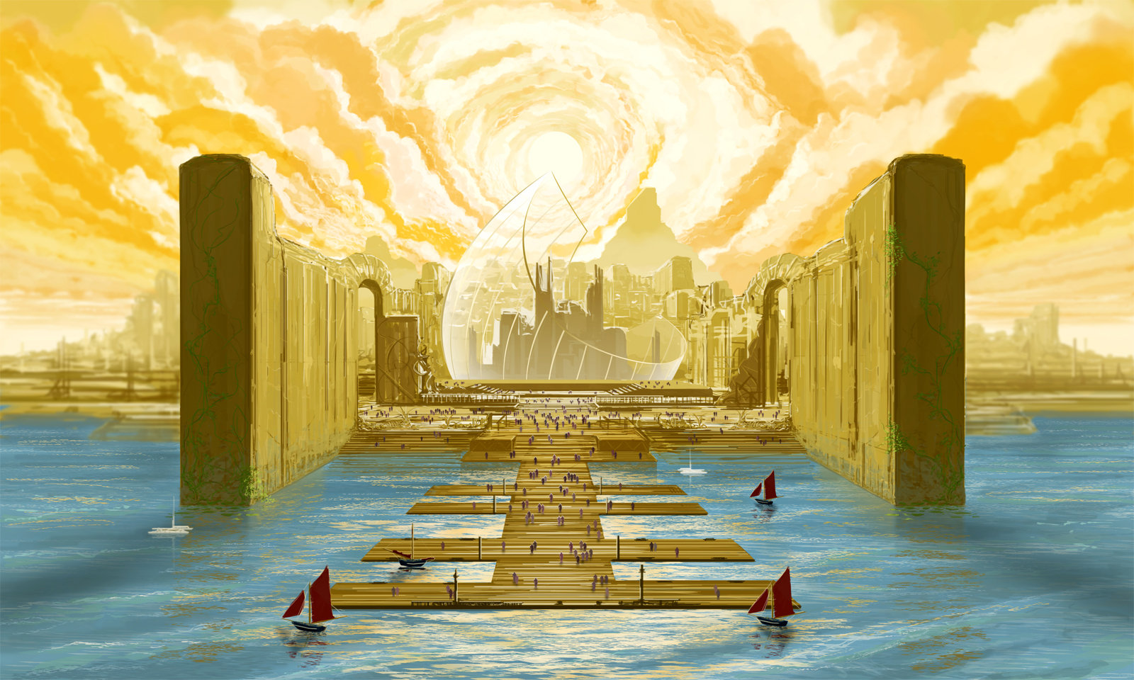 ArtStation - Le port de Cédra