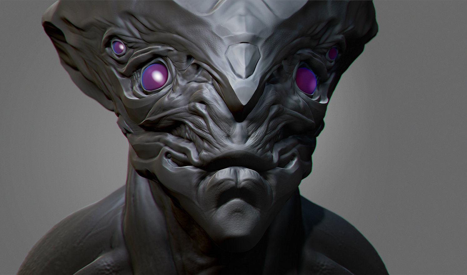 ArtStation - Alien head