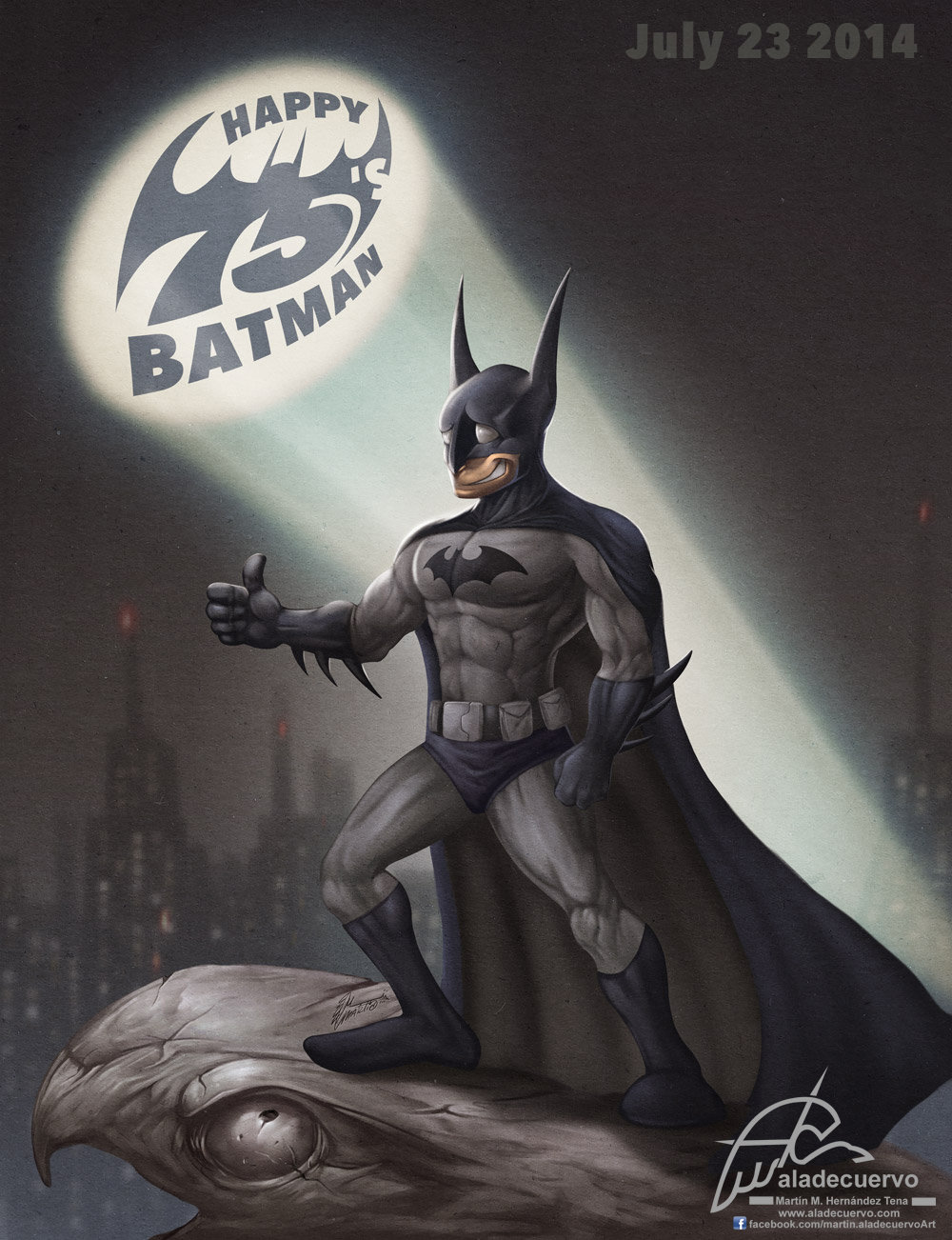ArtStation - Happy 75's Batman cartoon