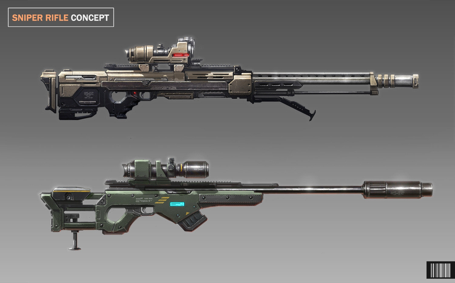 ArtStation - Sniper Rifle concept, Toni Justamante Jacobs