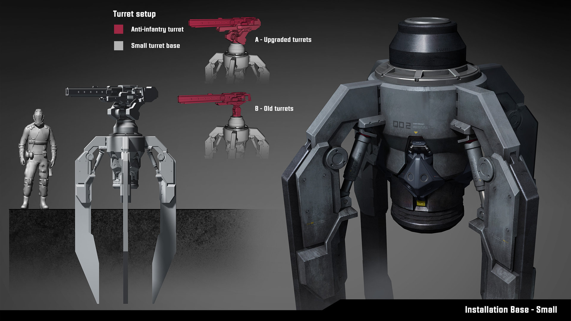 ArtStation - Sentry Turret Base
