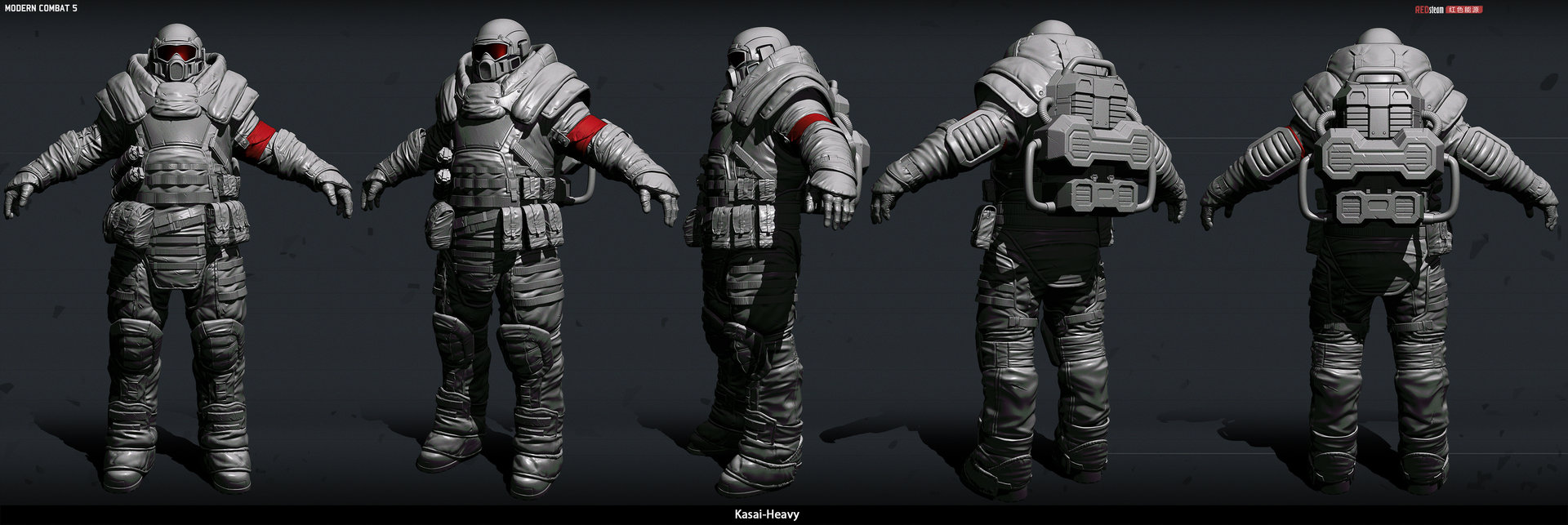 ArtStation - modern combat enemy