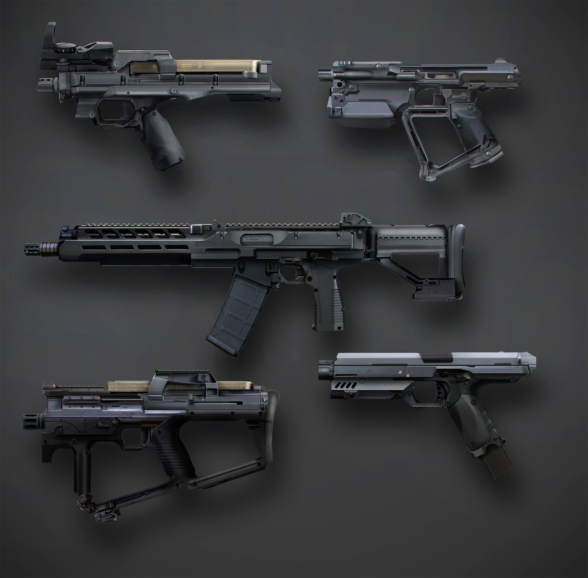 ArtStation - weapon sketches