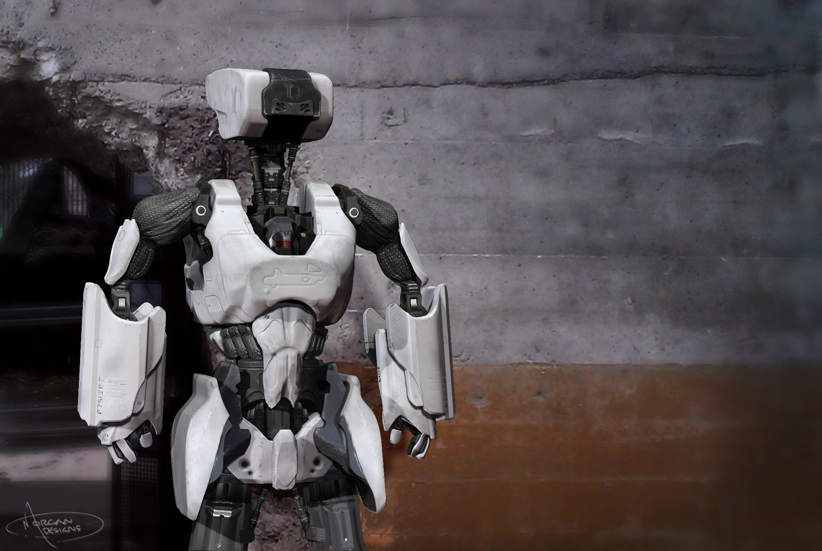 Mike Morgan - Mead Service Droid | Concept Aaron Mead | Sculpt by Mike ...