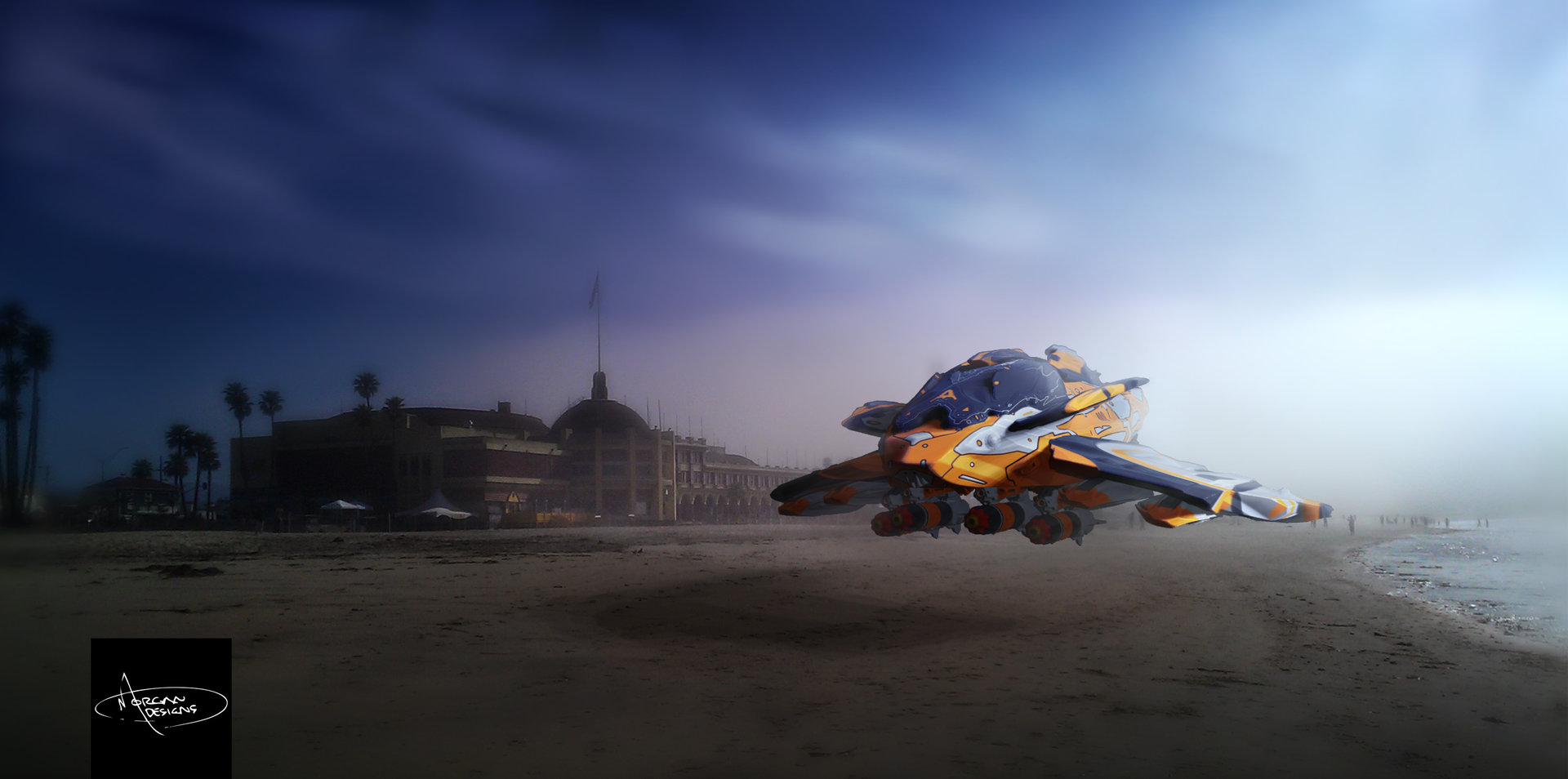 ArtStation - Speeder Hover Jet |Mike Morgan