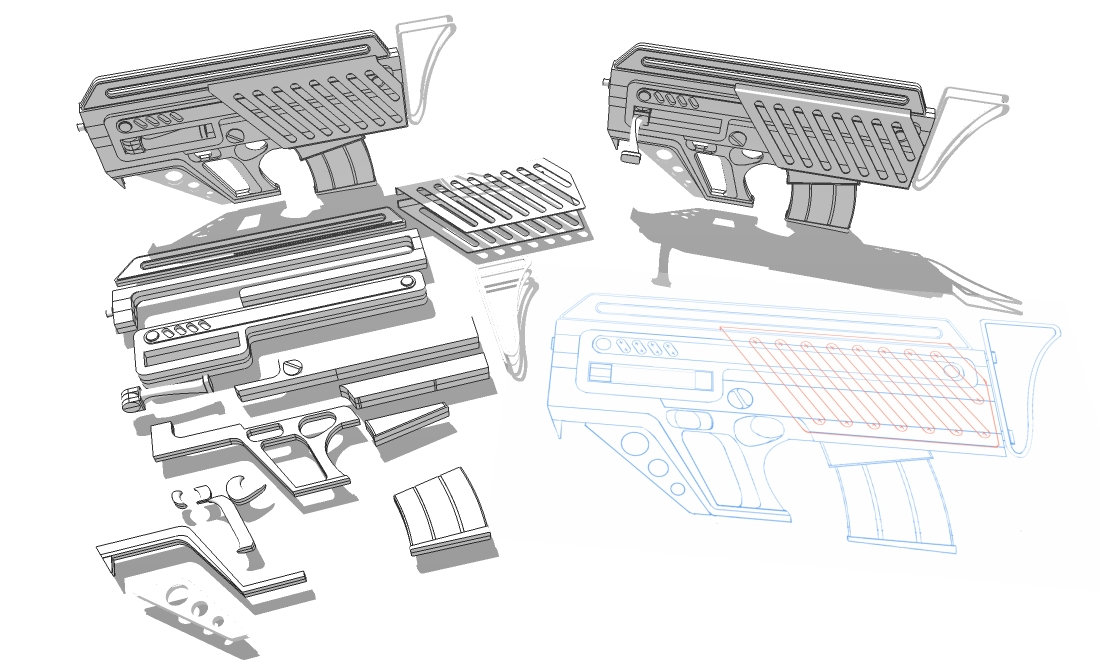 ArtStation - machine gun