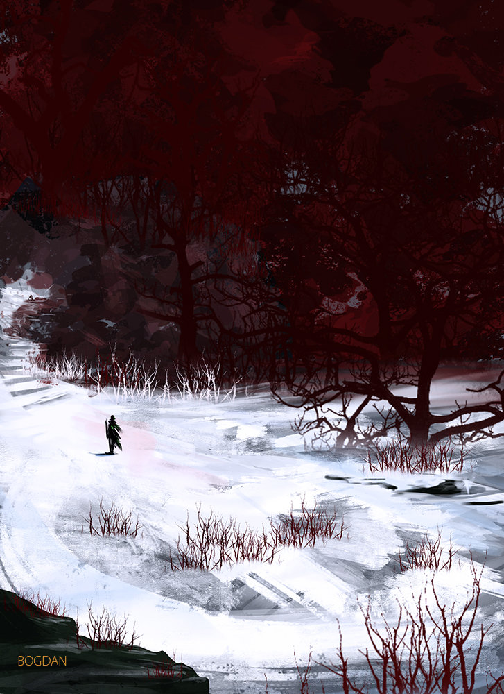 ArtStation - Red forest