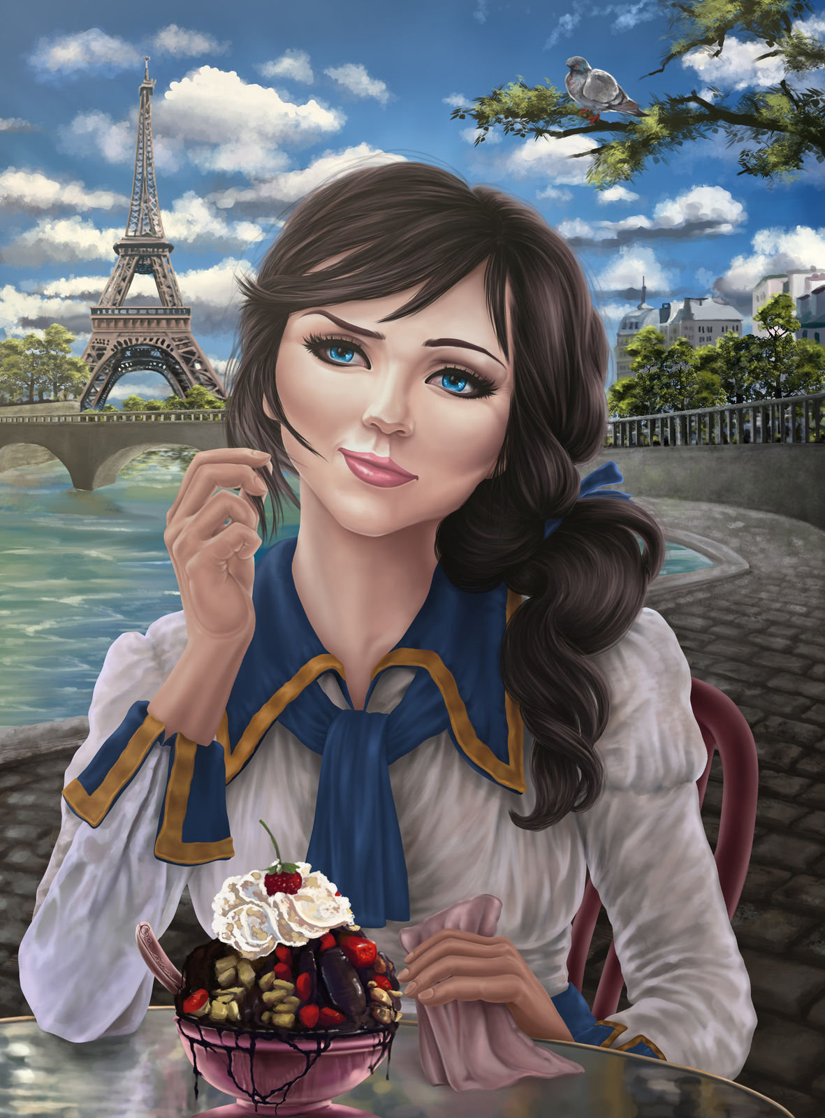 ArtStation - Elizabeth in Paris