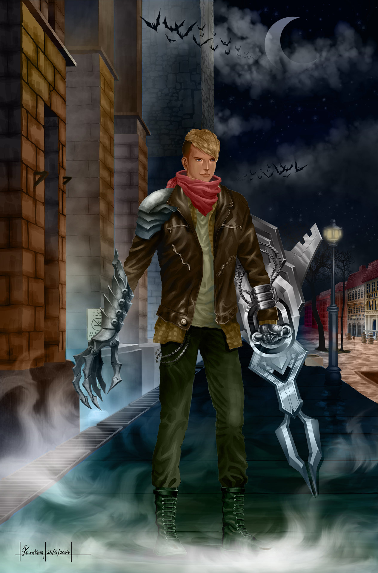 ArtStation - Metal arm guy