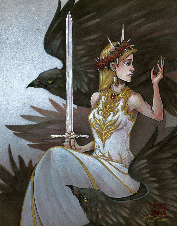 ArtStation - Queen of Swords
