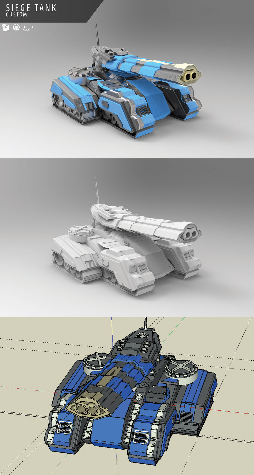 ArtStation - Siege Tank Custom
