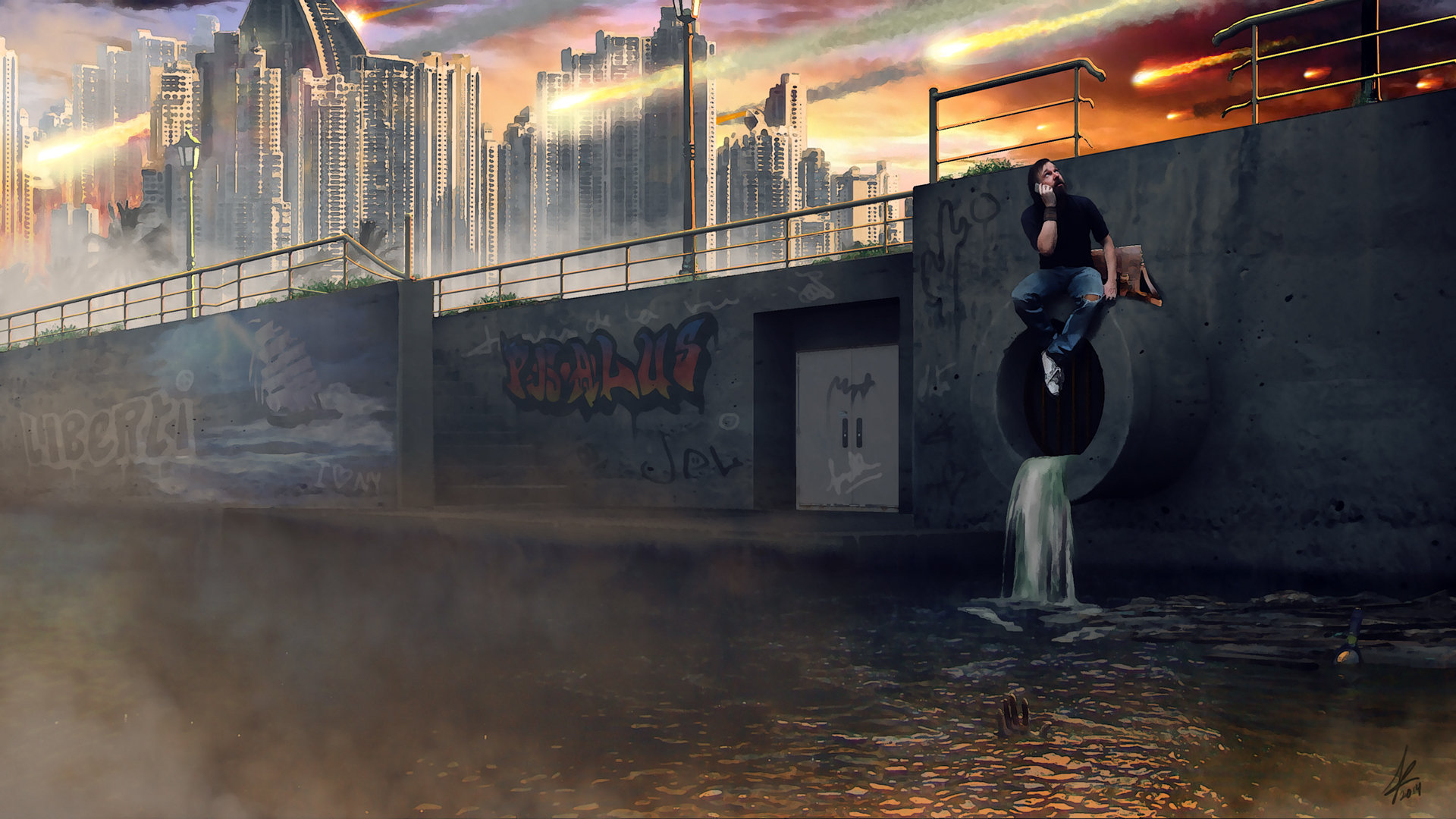 ArtStation - Fire Rain