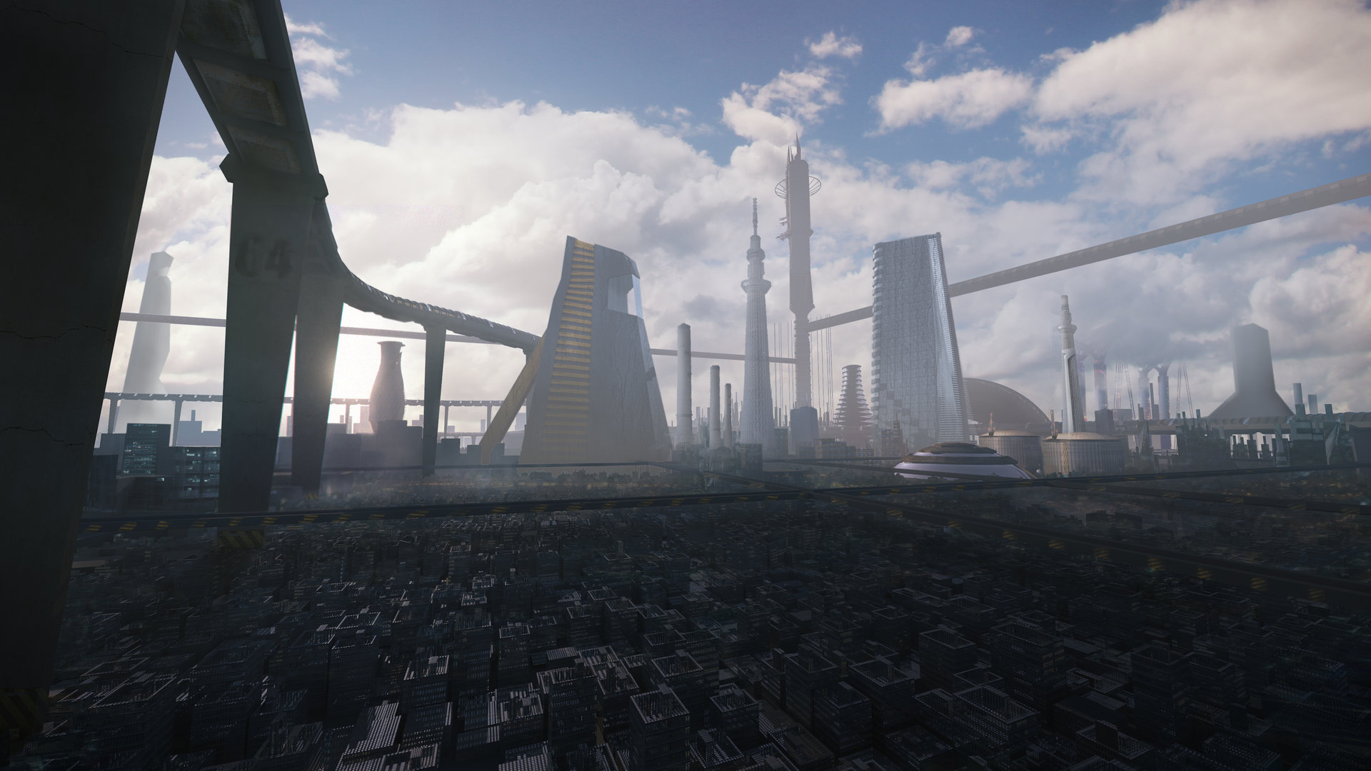 ArtStation - Futuristic City