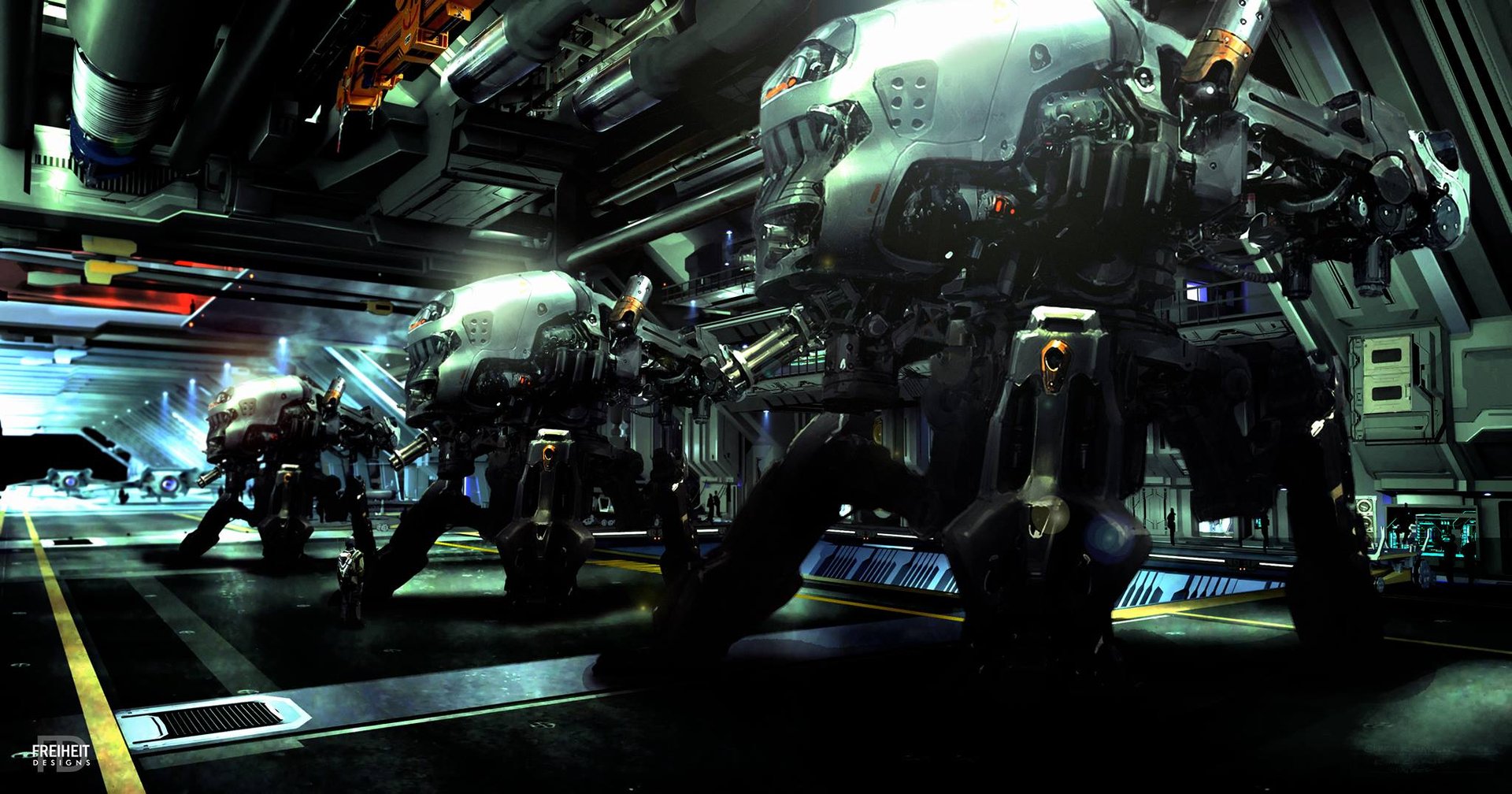 ArtStation - Hyperion Mech Bay