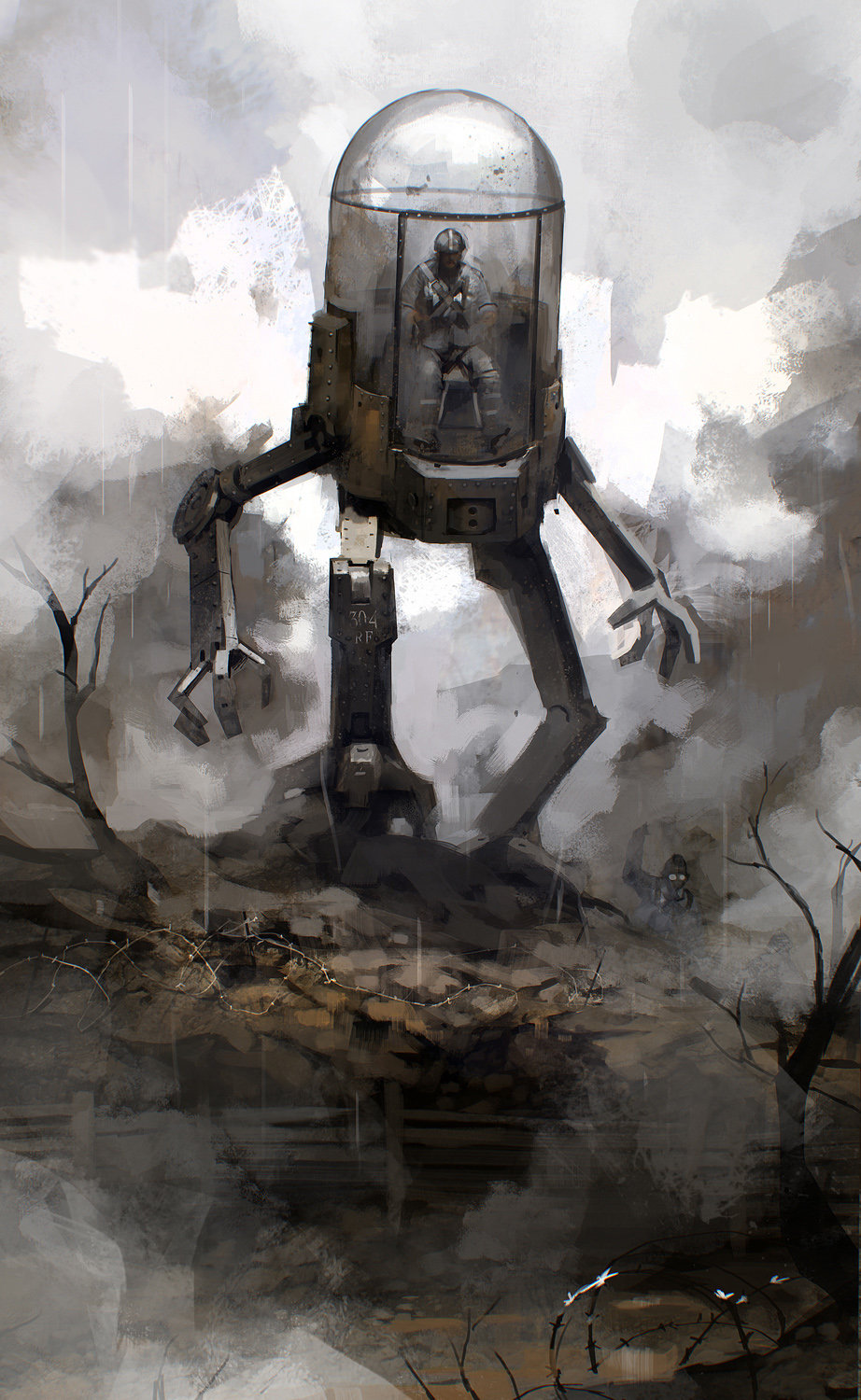 Personnal work by Guillaume Menuel : r/ImaginaryMechs