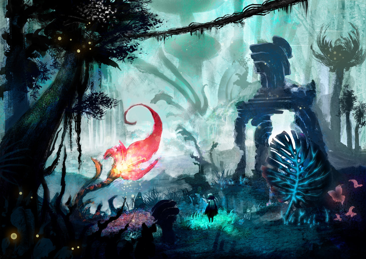 ArtStation - STRAY - Blue Forest