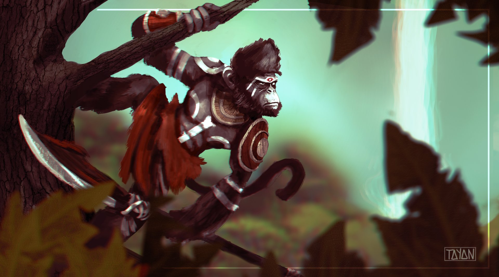 ArtStation - Wukong - League of Legends Tribute 2014