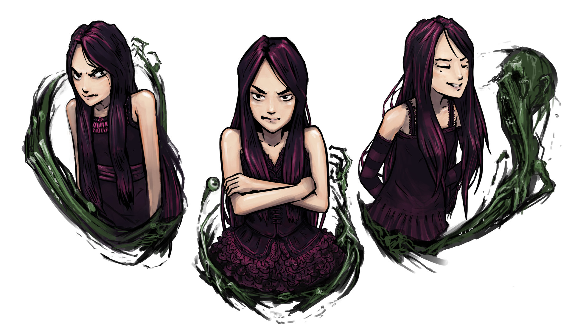 ArtStation - Violet has an Attitude