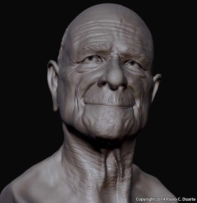 Paulo Cesar Duarte - Old Man Sculpt Study