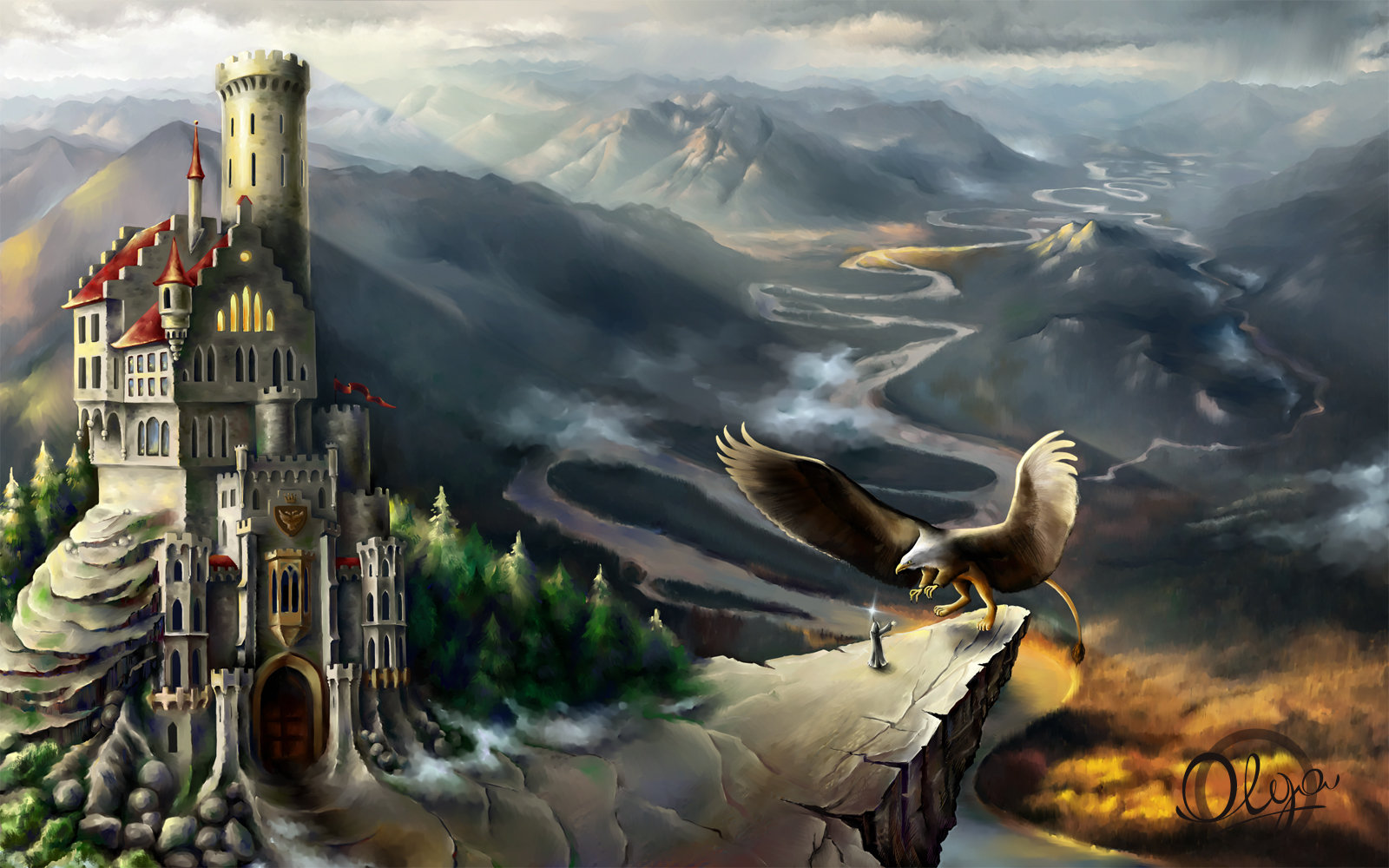 ArtStation - Fantastic landscape