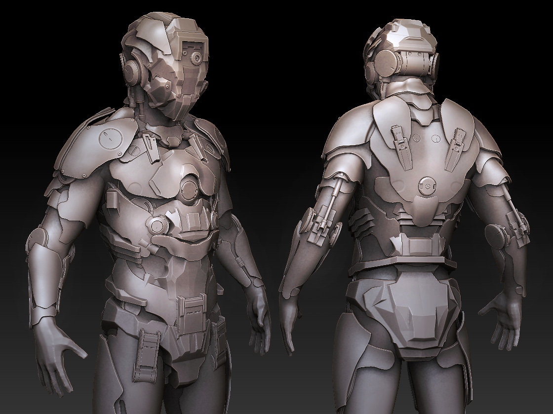 ArtStation - Cyborg Suit