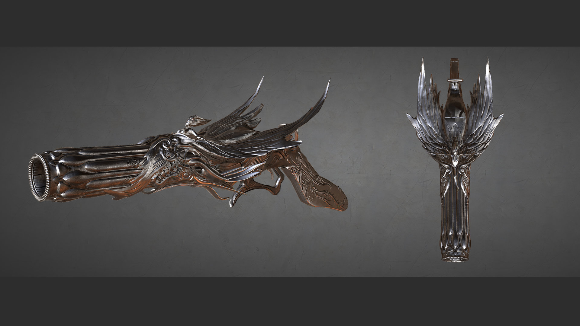 ArtStation - Fantasy Rifle