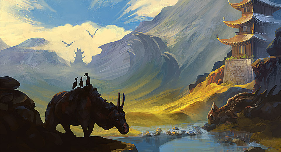 ArtStation - A Scheming of Birds