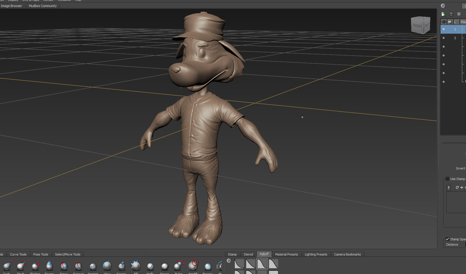 ArtStation - Iphone Baseball Character Mudbox