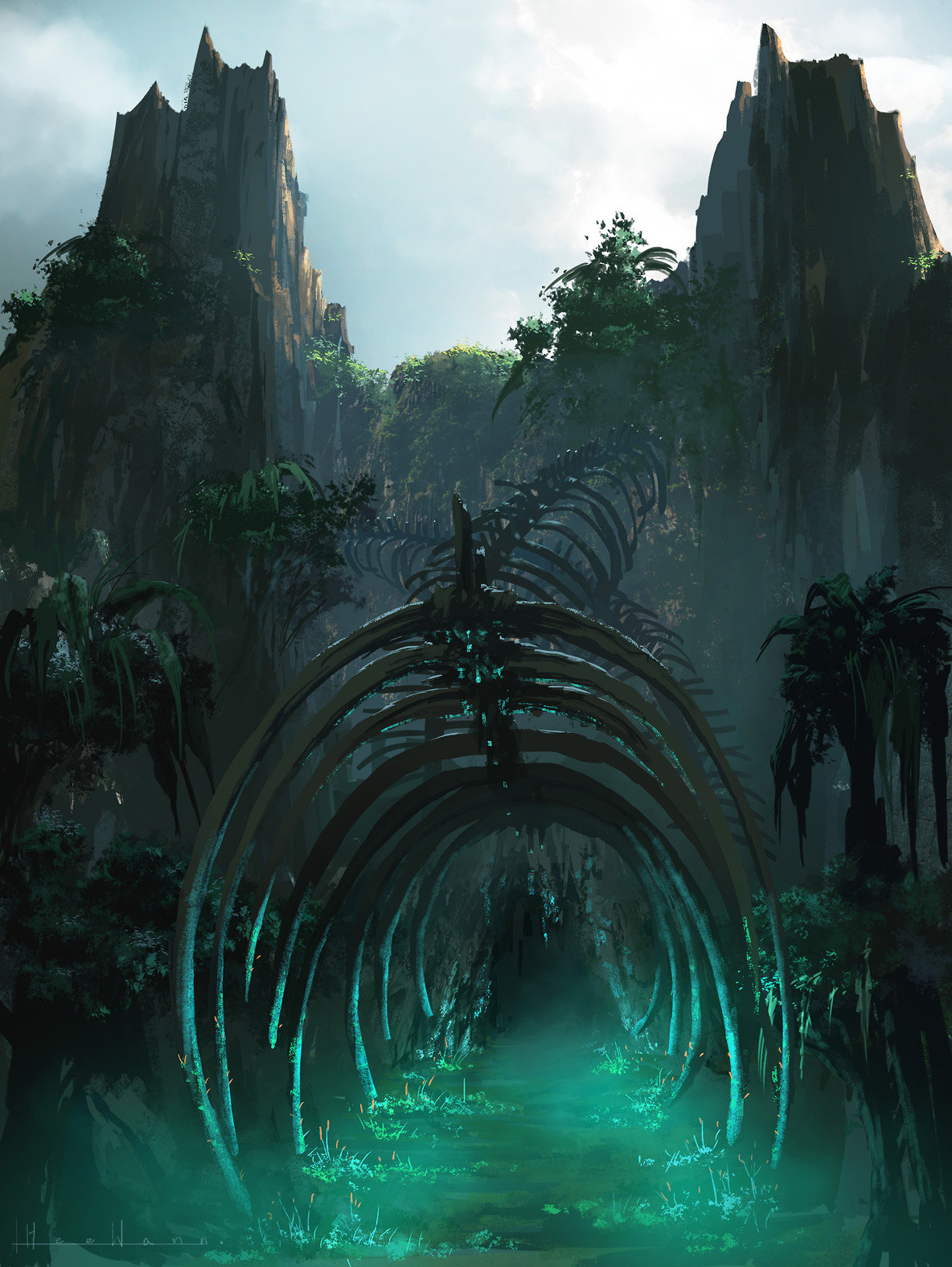 ArtStation - Cave Enterence