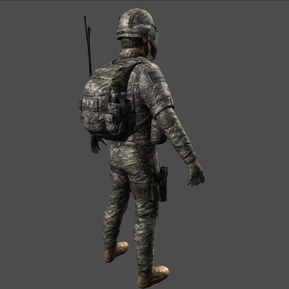 ArtStation - US Soldier Unity 3D