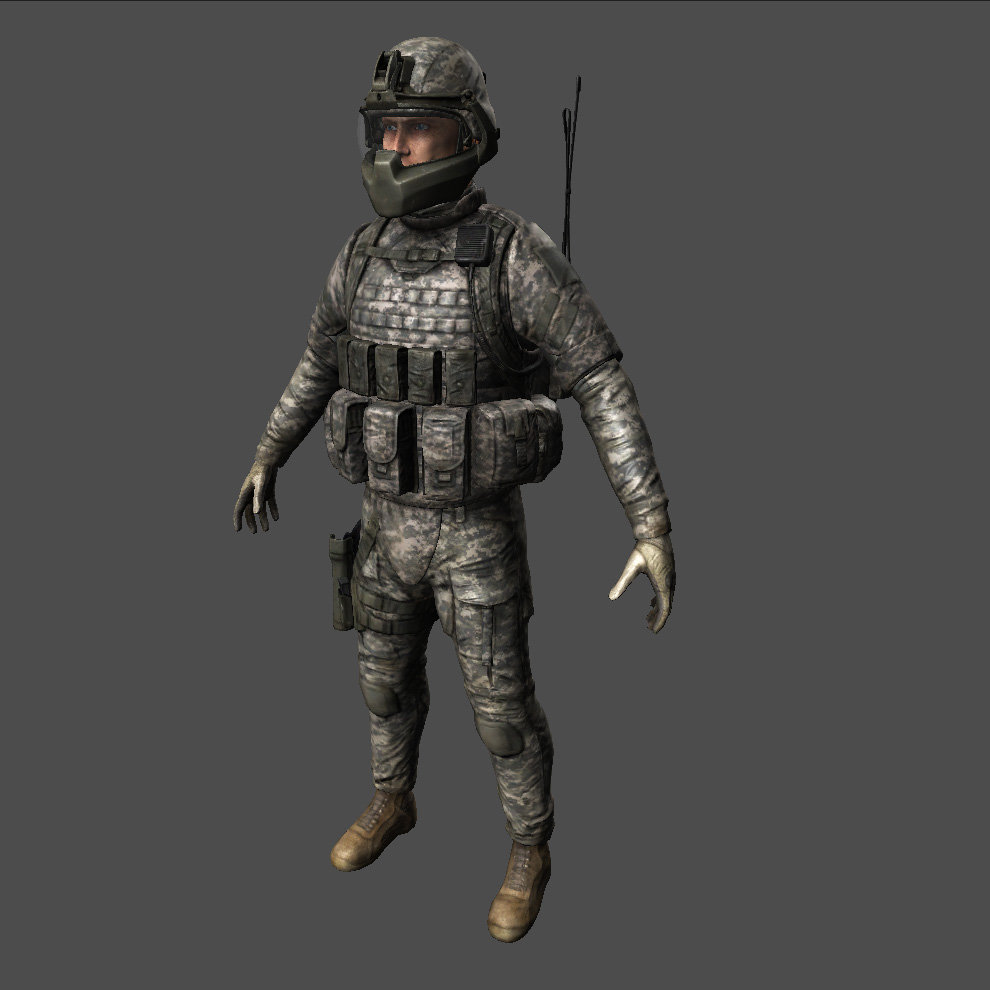 ArtStation - US Soldier Unity 3D