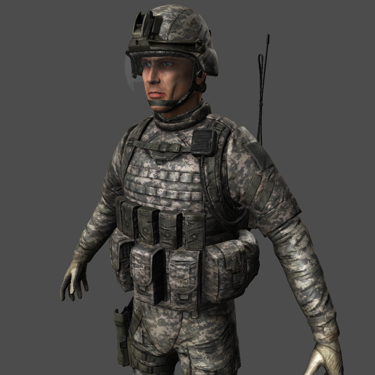 ArtStation - US Soldier Unity 3D