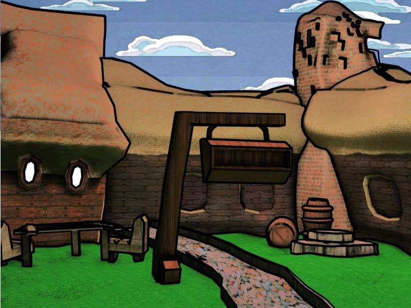 ArtStation - cartonish scene