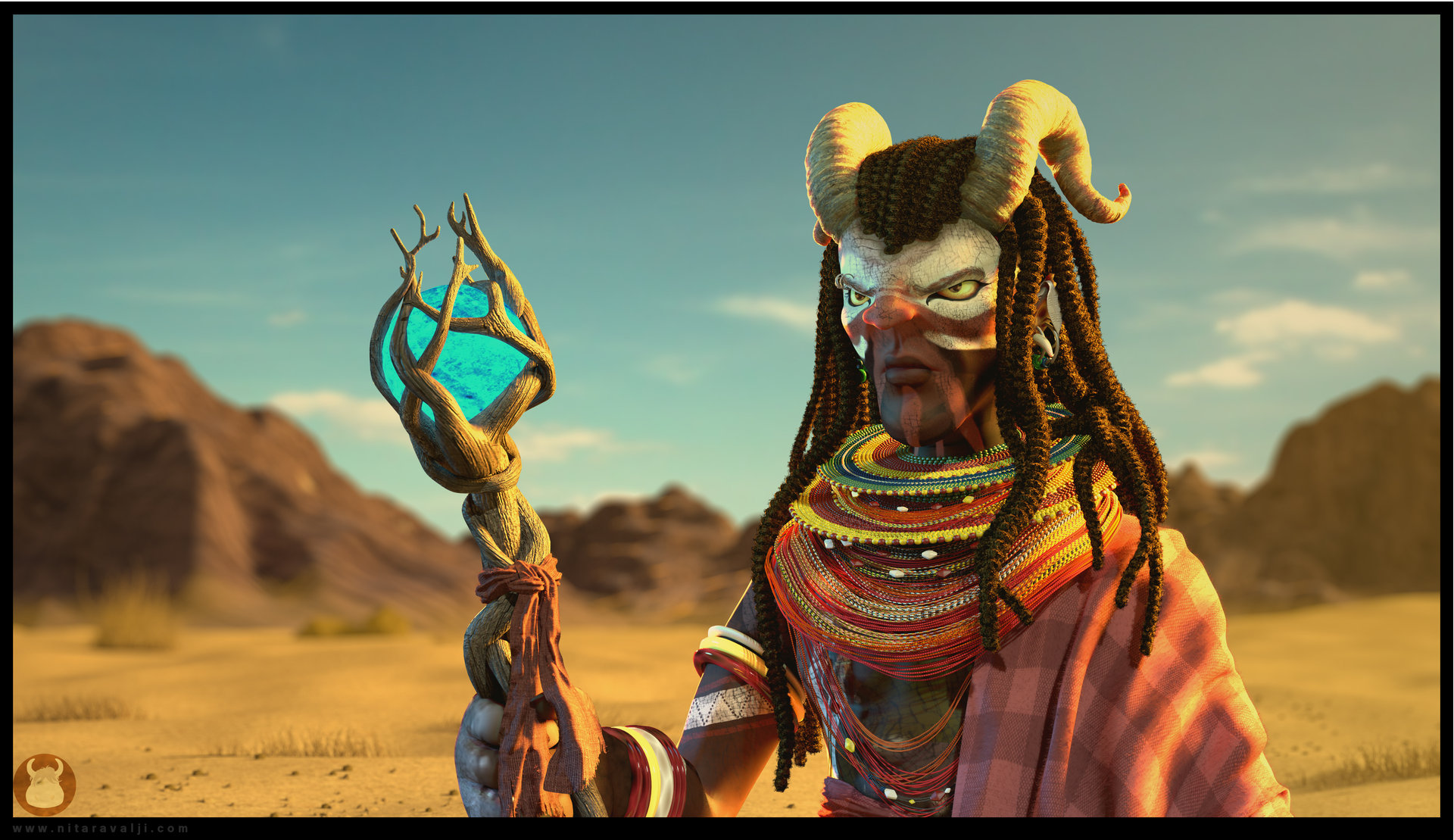 ArtStation - tribal chief