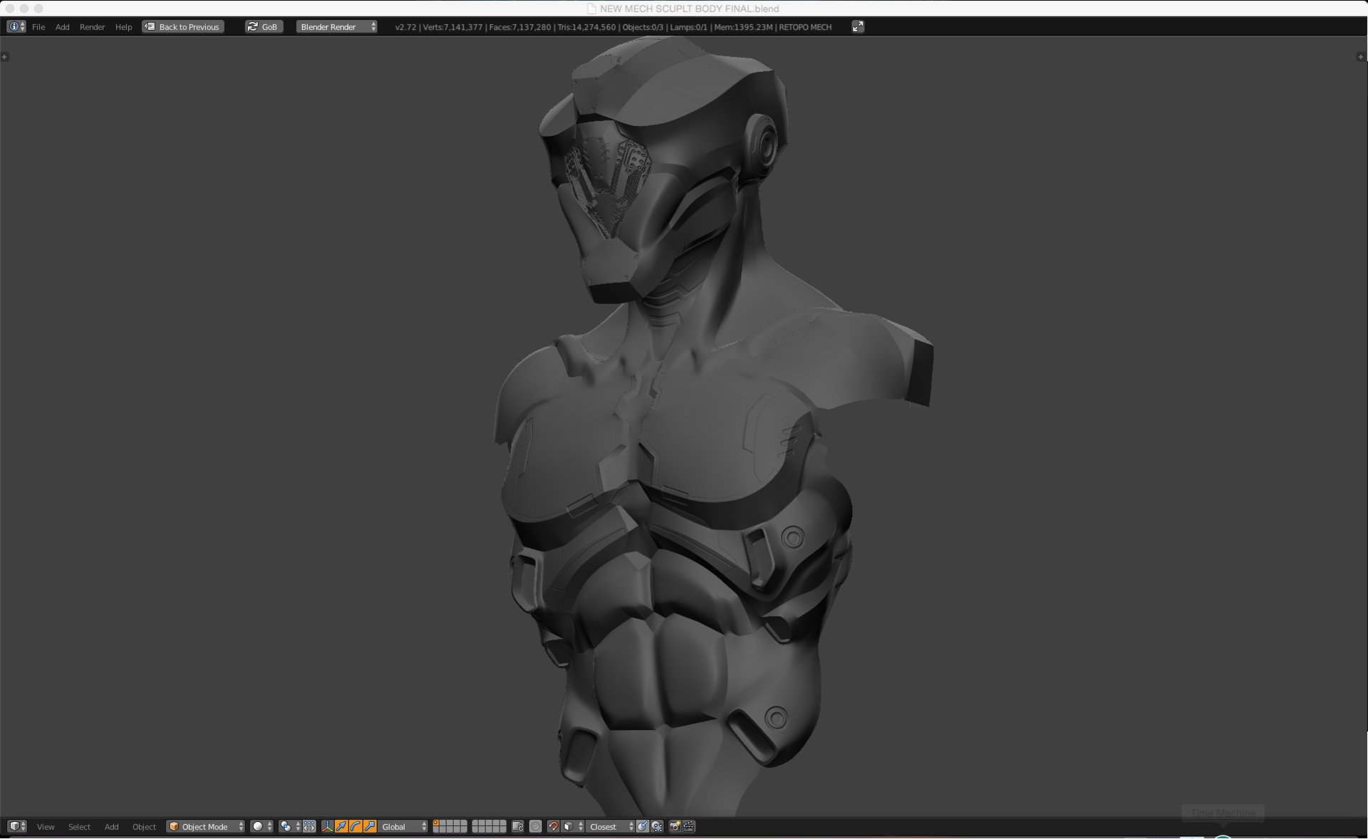 Benjamin Smith - stealth mech suit