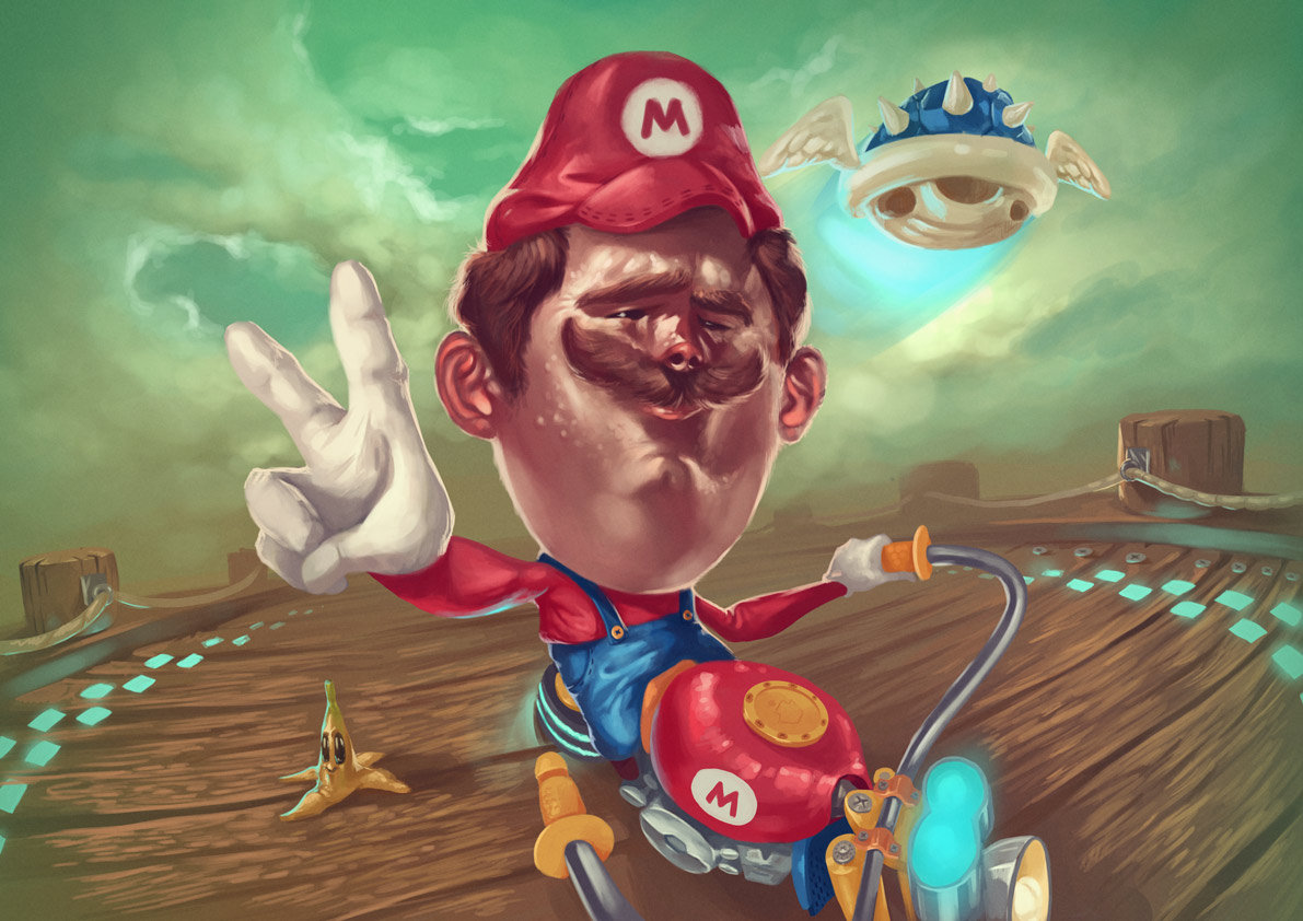 ArtStation - Mario kart 8 - Fan-Art