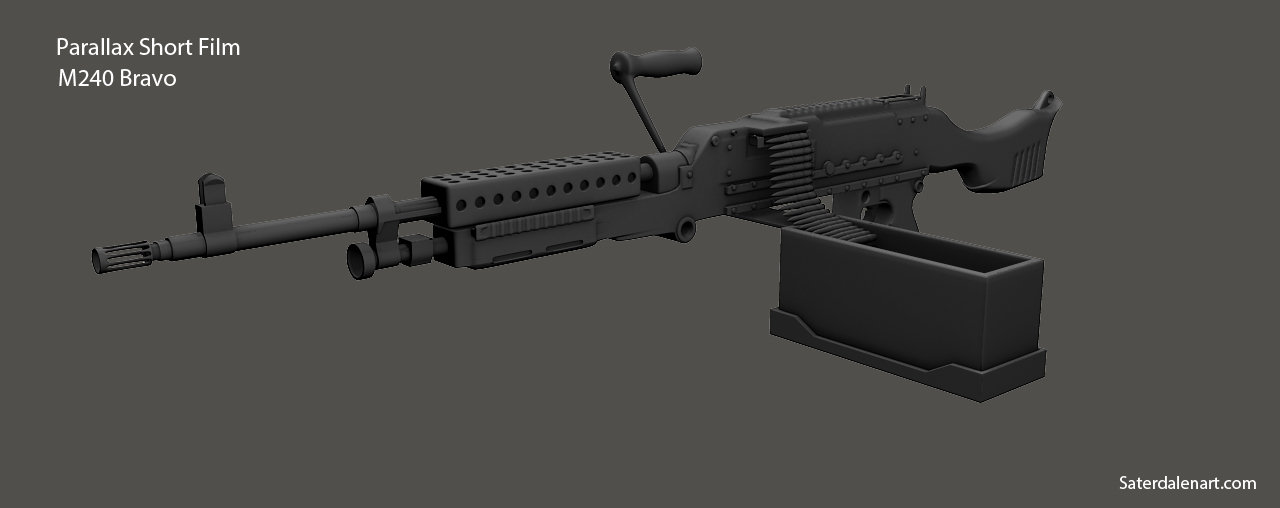 ArtStation - M240 Bravo