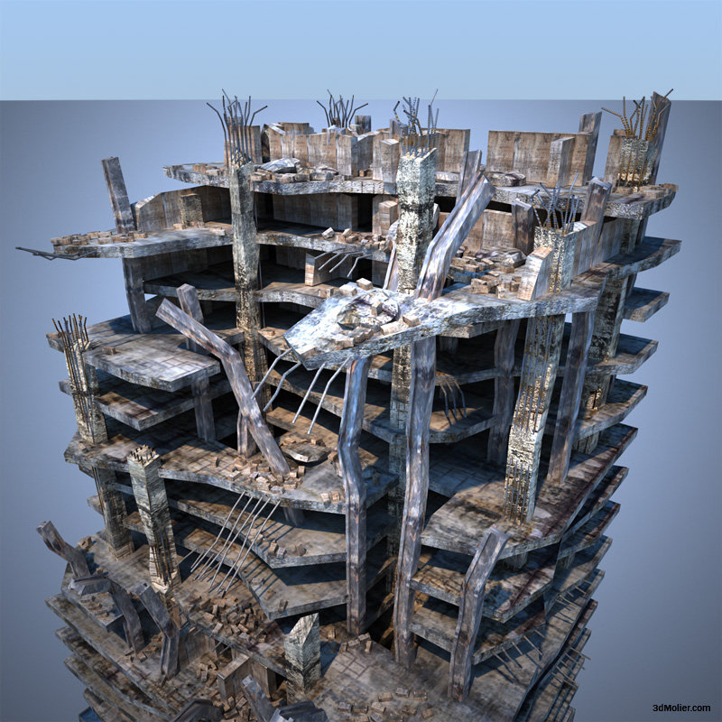 ArtStation - destroyed_build