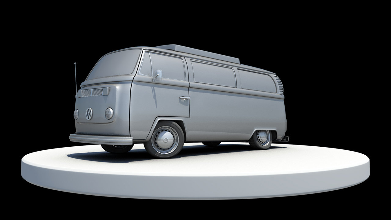 ArtStation - VW Bus