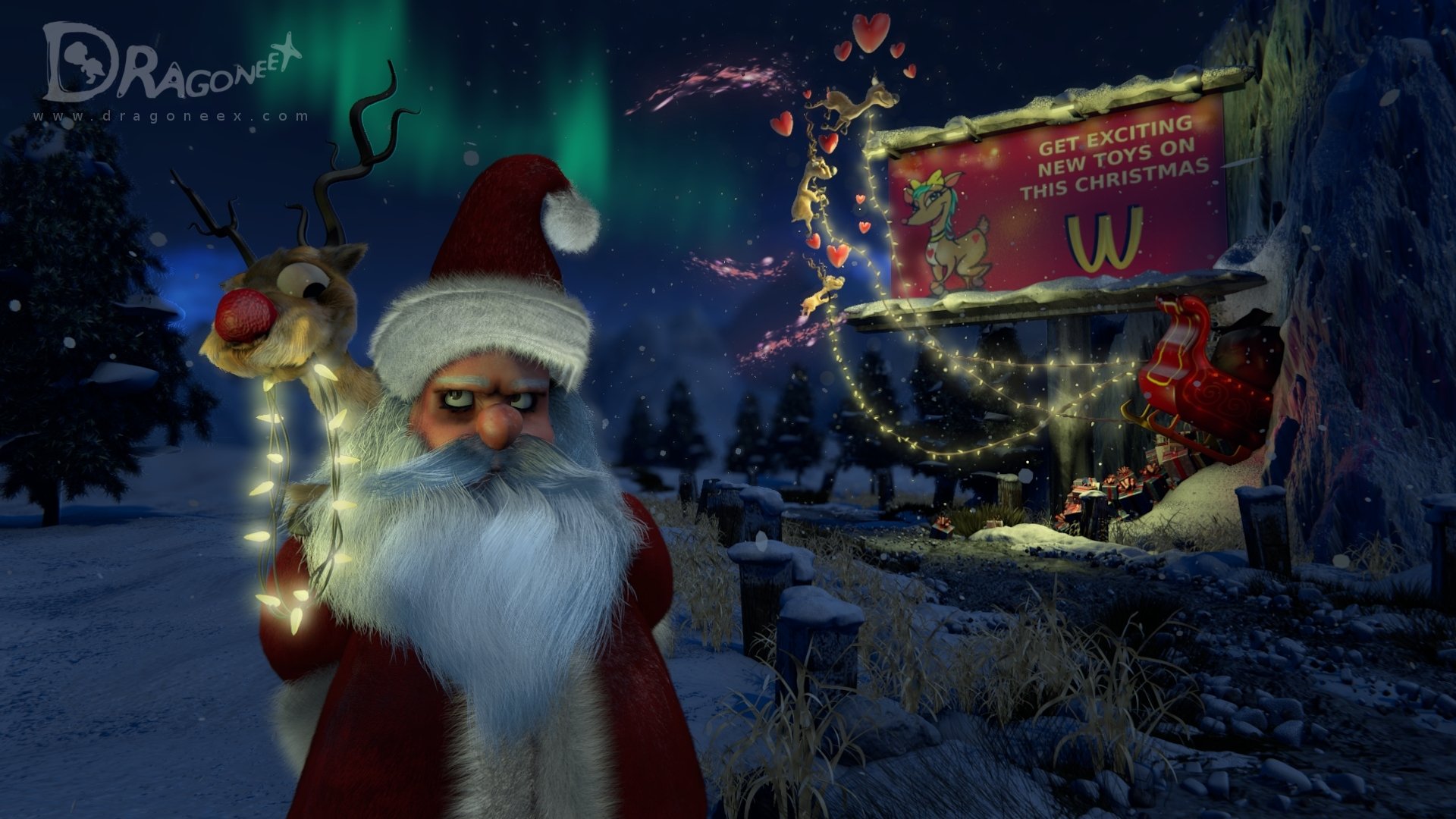 ArtStation - Angry santa