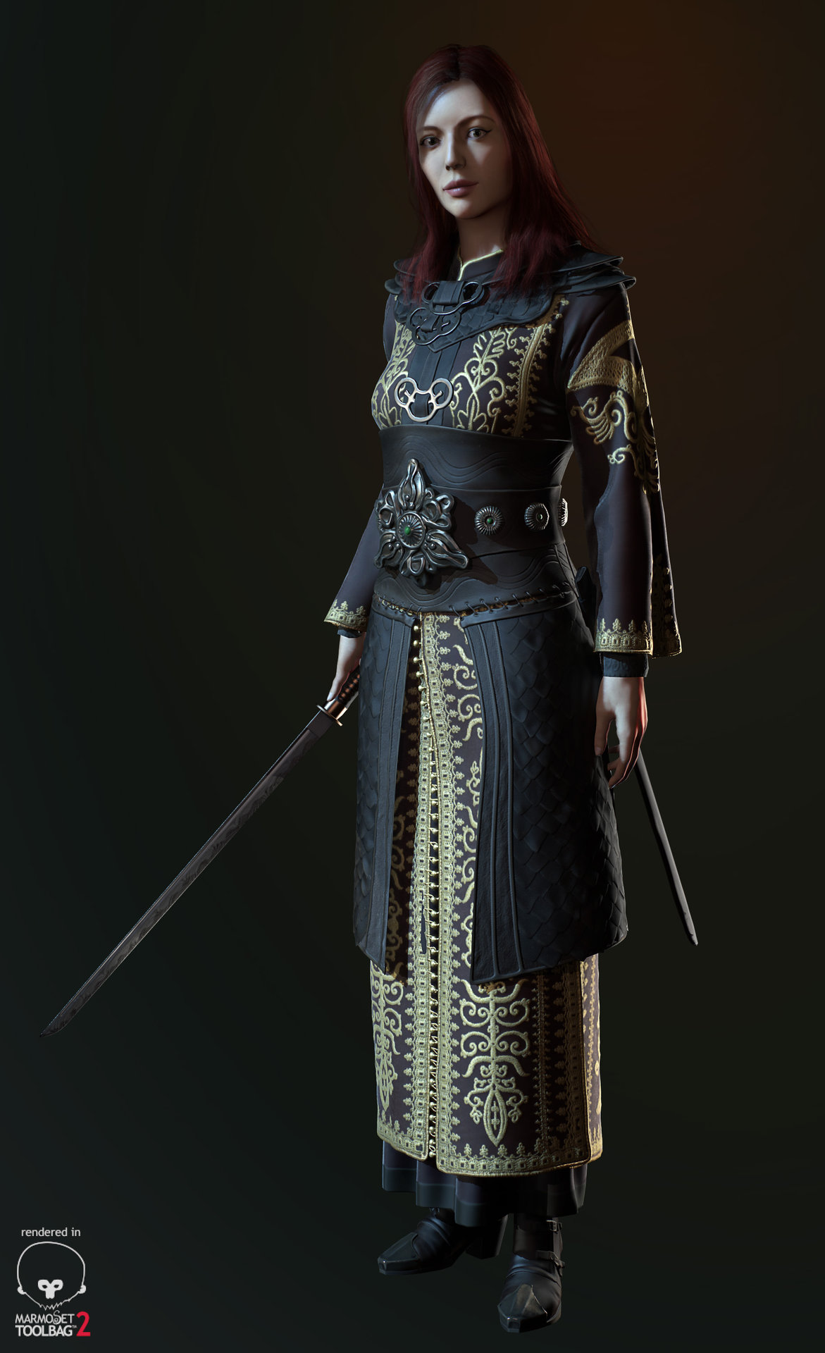Georgian Avasilcutei - Female warrior - realtime character