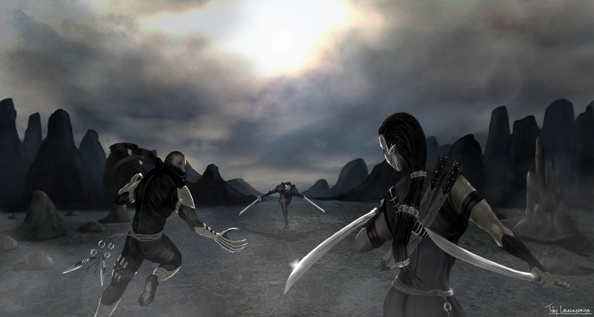 ArtStation - Clashing Swords