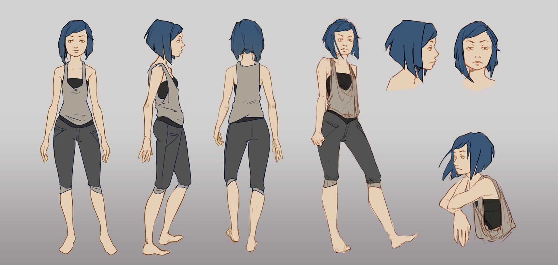 ArtStation - Lora: Character Sheet