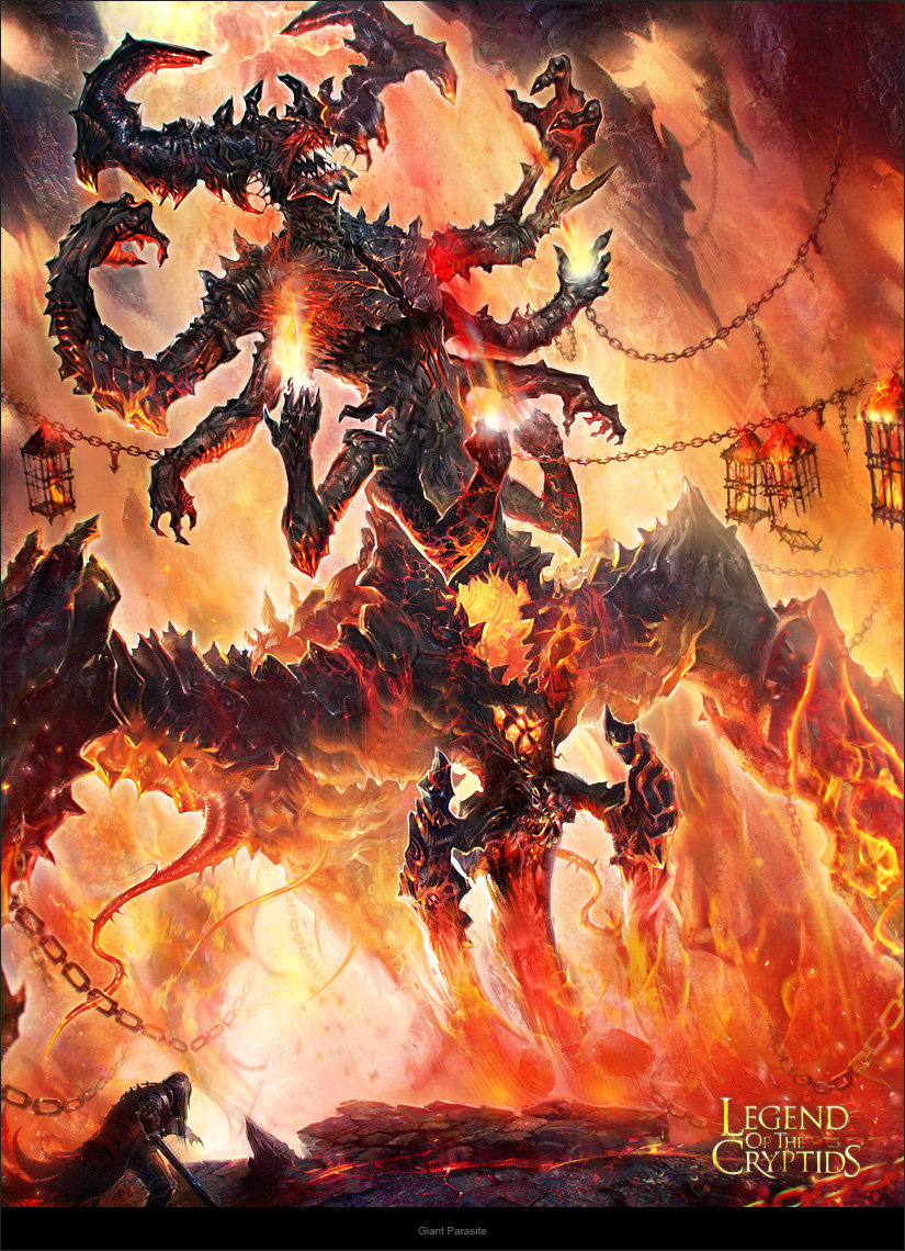 ArtStation - Giant Parasite in Hell