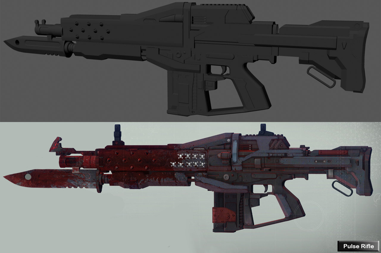 ArtStation - Pulse Rifle