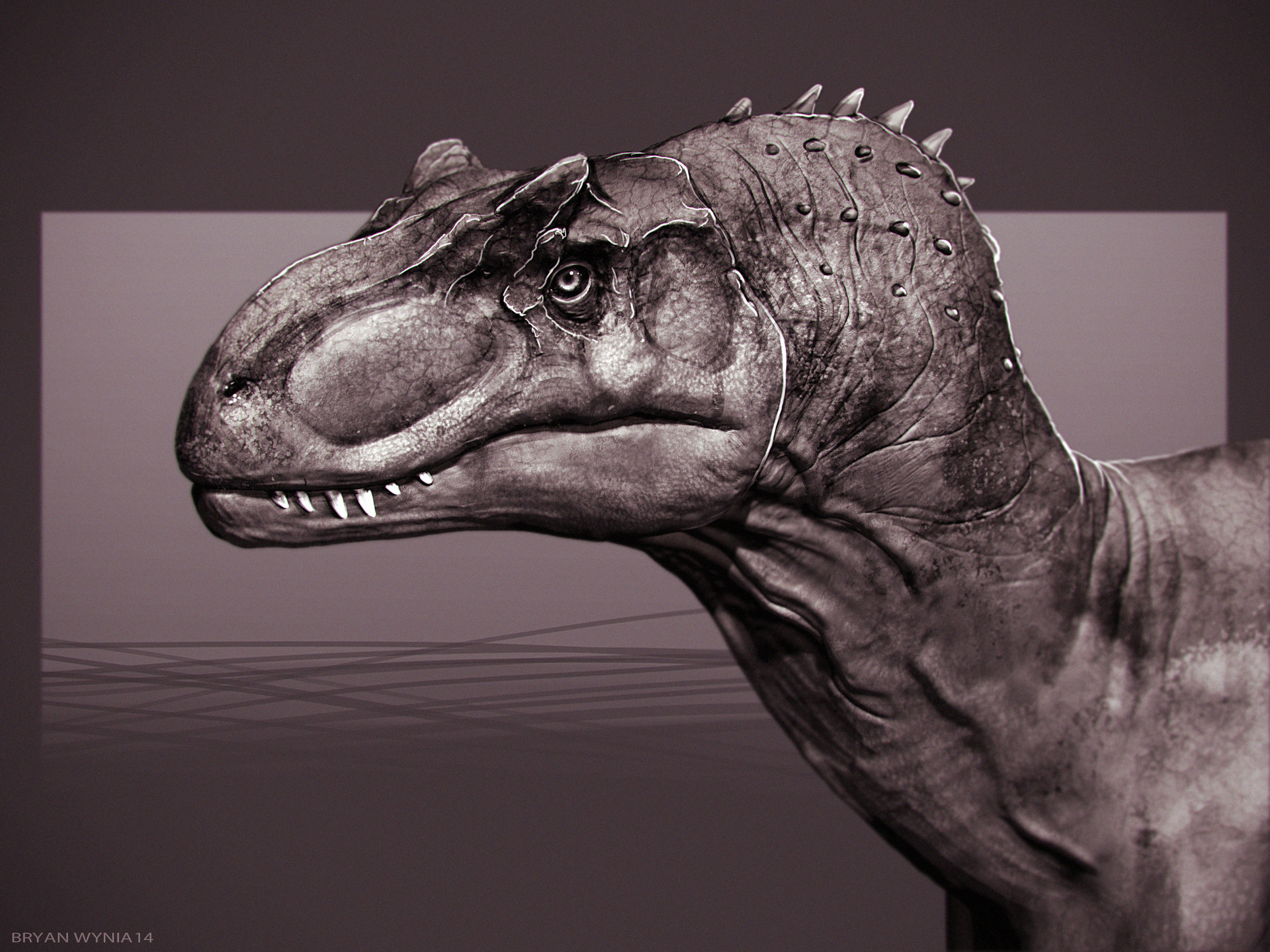 ArtStation - Allosaurus Study
