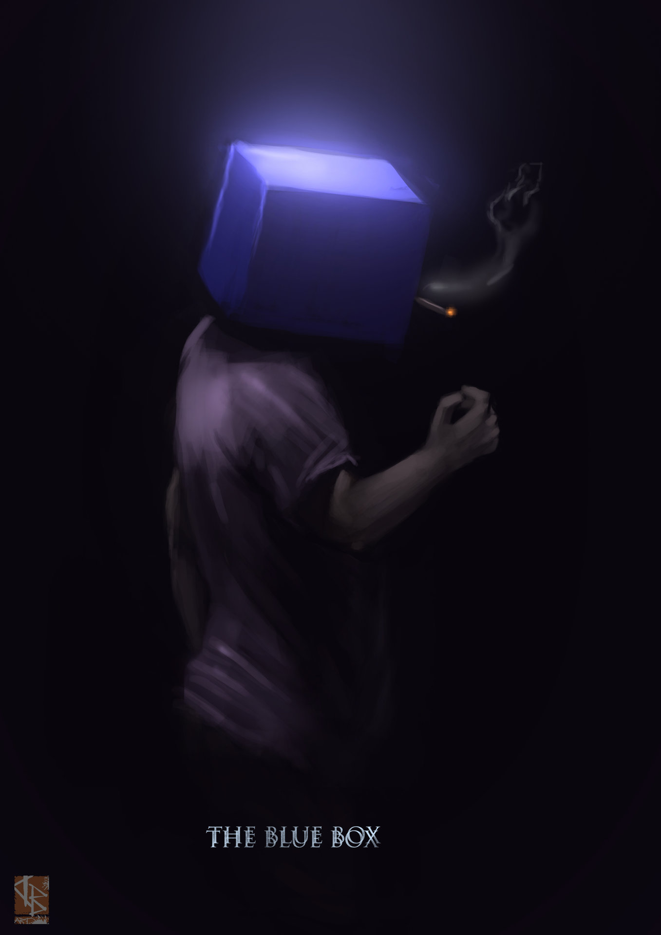 ArtStation - The blue box 30 minute speed paint